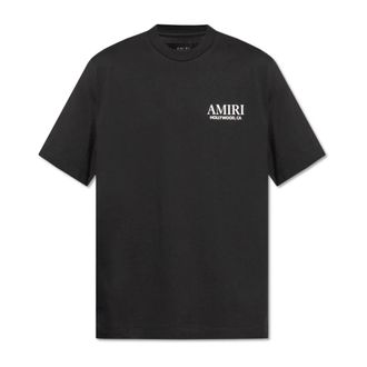 Amiri T-Shirt mit Print - - Tops - Herren - Schwarzk - XL