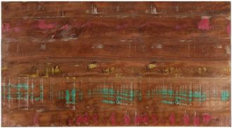 vidaXL Dessus de table 110x60x3,8cm rectangulaire bois massif r&eacute;cup&eacute;r&eacute; Vidaxl