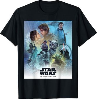 Star Wars Celebration Mural Empire Strikes Back Logo T-Shirt T-Shirt