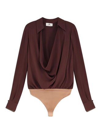 Elisabetta Franchi Top - Marron
