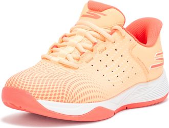 Skechers Viper Court Reload Hands Free Slip-Ins Damen-Sneaker, Pfirsich, 36.5 EU