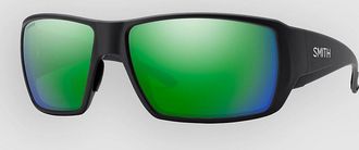 Smith GuideS Choice XL Matte Black Sonnenbrille cp glass plrzd grn mirror