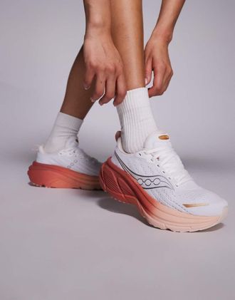 Saucony Hurricane 25 - Baskets de course - Blanc et cam&eacute;o