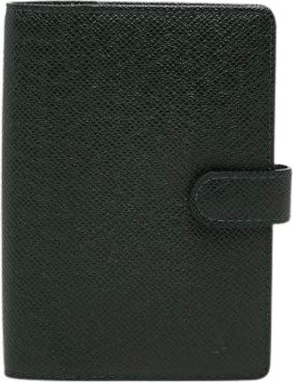 Louis Vuitton Pre-owned Taiga Agenda Cover - Femme - Pre-owned - Noir - Taille: ONE Size