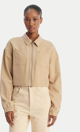 HUGO BOSS Hemdjacke Aribabi-1 B 50552372 Beige Oversize