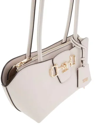 Guess Womens Shoulder Bag Stone Polyurethane - Shoulder-Bags