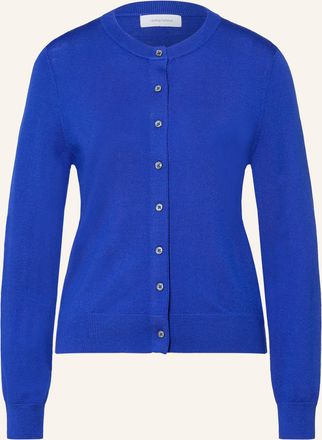 Darling Harbour Darling Harbour Strickjacke Aus Merinowolle blau
