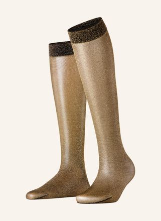 Falke Fein-Kniestr&uuml;mpfe Glitter Kh Mit Glitzergarn schwarz