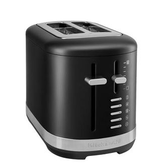 KitchenAid 5KMT2109EBK Toaster 2 Scheiben, extra breite Schlitze f&uuml;r Bagels & dickes Brot, 7 Br&auml;unungsstufen, Warmhaltefunktion, Auftauen & Aufw&auml;rmen, Ganzmetall