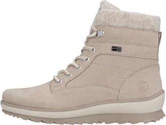 Remonte Femme R8477 Bottes &agrave; Lacets, Beige, 41 EU