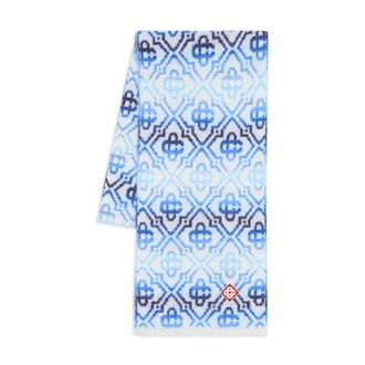 Casablanca &Eacute;charpe Monogramme Tie & Dye - Homme - Accessoires - Multicolore - Taille: ONE Size