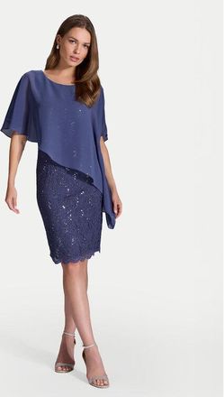 Swing Coctailkleid 77760410 Blau Regular Fit