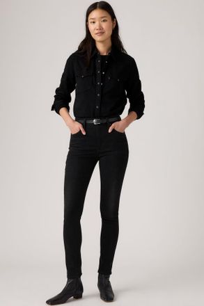 Levi's 721 Skinny Jeans mit hohem Bund - Damen - Schwarz / Schwarz
