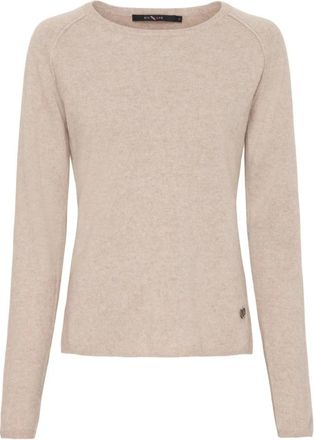 BTF-CPH Feinstrick-Pullover aus Kaschmir und Merinowolle - - Knitwear - Damen - Beige - 2XL