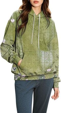 Generic Sweat &agrave; capuche pour femme - Long - Sweat &agrave; capuche - Col rond - Coupe ajust&eacute;e - Loisirs - Sport - Manches longues - Entra&icirc;nement - Pull streetwear, v