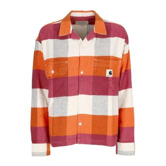 Carhartt Work in Progress Check Flanell Langarmhemd - - Blouses & Shirts - Damen - Mehrfarbig - S