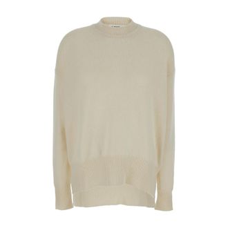 Jil Sander Rippenstrickpullover - - Knitwear - Damen - Beige - XS