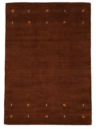 Carpetfine Tapis de Laine Gabbeh Uni Marron 300x400 cm | Tapis Moderne pour Le Salon et la Chambre &agrave; Coucher