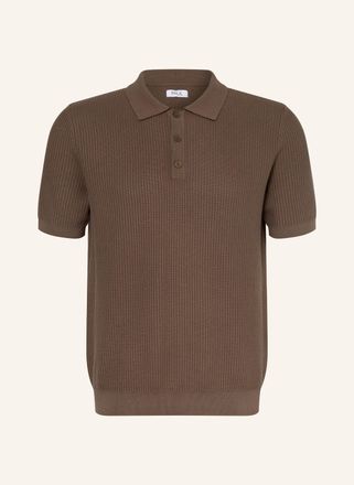 Paul Paul Strick-Poloshirt grau