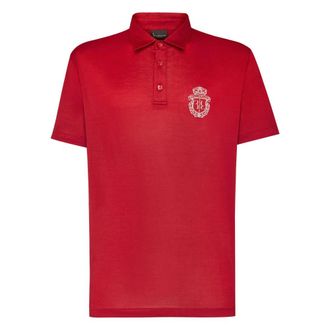 Billionaire Boys Club Polo Crest - Homme - Tops - Rouge - Taille: XS