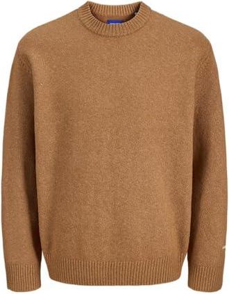 Jack & Jones Jornorrebro Knit Crew Neck Sn, Huile dargan, M Homme