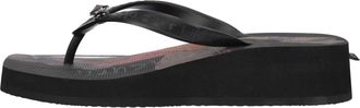 UZURII Slipper & Pantoletten - Zehentrenner Pink Rio - Gr. 37,5 (EU) - in Schwarz - f&uuml;r Damen