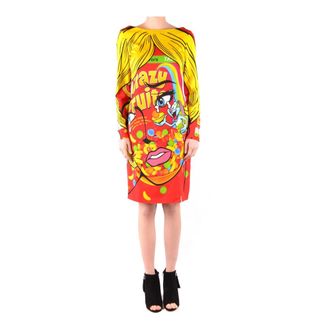 Moschino Tageskleid mit Obstprint - - Dresses - Damen - Gelb - S