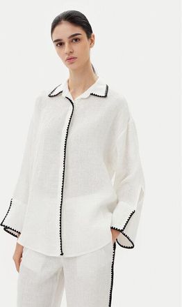 ICONA Hemd RP5LE003 Wei&szlig; Relaxed Fit