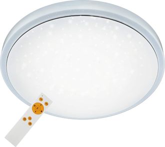 Briloner Briloner Leuchten LED Deckenleuchte, dimmbar, Farbton einstellbar: warm wei&szlig; bis kalt wei&szlig;, Deckenlampe inkl. Nachtlicht-Funktion, Timerfunktion, Fern