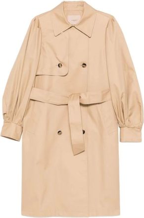 Twinset Femme, Manteaux, Beige, Taille: 36 FR Trench Coat
