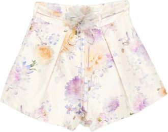 Zimmermann Femme, Shorts, Multicolore, Taille: 36 FR Luna Tuck Short