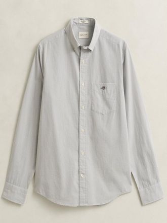 GANT Leichtes Popeline-Streifenhemd aus Baumwolle mit Brusttasche in