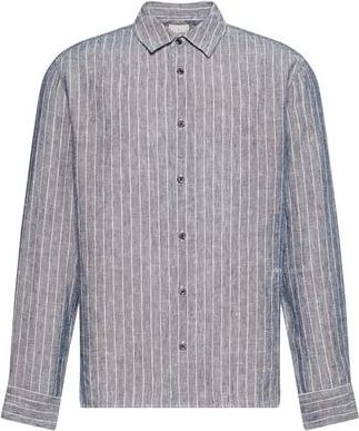 Calvin Klein Chemise ray&eacute;e droite en lin