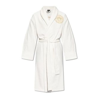 Versace Bademantel mit Logo - - Nightwear & Lounge - Herren - Wei&szlig; - XL