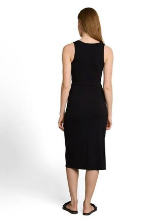 Tom Tailor Tr&auml;gerkleid &Auml;rmelloses Sommerkleid mit Schlitz