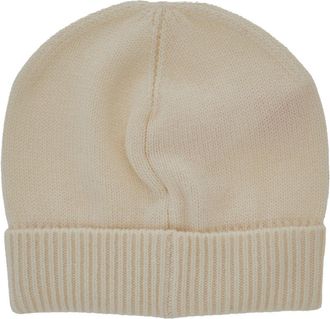 Marni M02008M004CMF62B Wool and Cashmere Knit Winter Hat - White