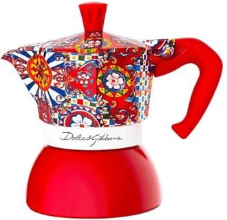 Bialetti Dolce & Gabbana Mochinduction 2 tasses à induction et feu direct (cafetière, makinetta expresso)