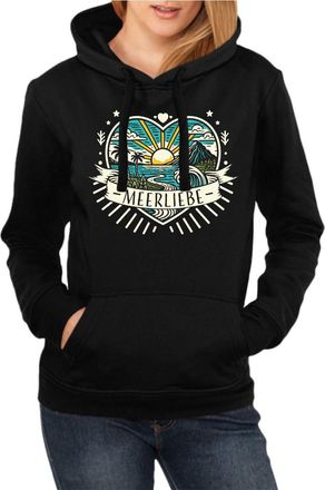 Spass Kostet Frauen Damen Hoodies Kapuzenpullover Urlaub Meer Sonne Motive Spr&uuml;che ostsee