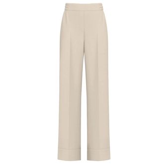 Marella Emmfiesta Weite Hose - - Trousers - Damen - Beige - L