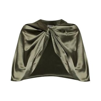 By Malene Birger Capes - Femme - Vestes - Vert - Taille: ONE Size