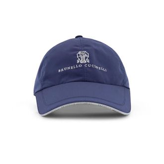 Brunello Cucinelli unisex, Accessoires, Bleu, Taille: L Casquette