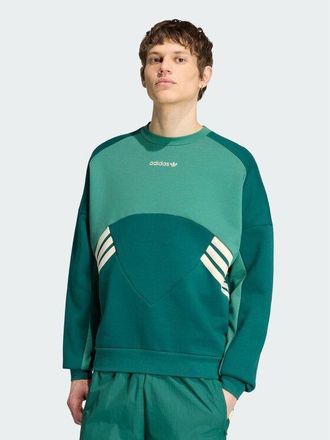 adidas Sweatshirt Munich 93 KW4387 Gr&uuml;n Loose Fit