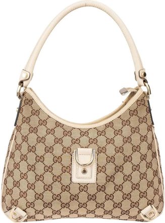 Gucci Crossbody Bags - Gucci GG Monogram Abbey Handbag - Gr. unisize - in Braun - f&uuml;r Damen