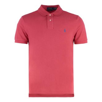 Polo Ralph Lauren Baumwoll-Piqu&eacute;-Poloshirt - - Tops - Herren - Rot - XL