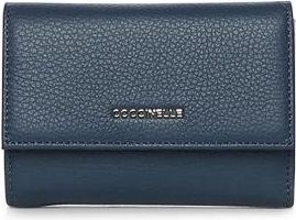 Coccinelle Femme, Accessoires, Bleu, Taille: ONE Size Metallic Soft Wallet
