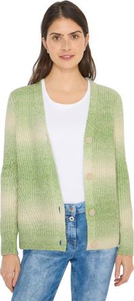 Cecil Damen Space Dye V-Neck Cardigan