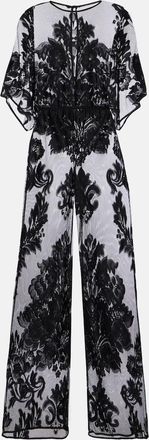 Norma Kamali Combinaison Obie en r&eacute;sille &agrave; imprim&eacute; floral