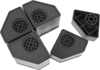 DOITOOL 4stücke Schwarze Waschmaschinen Stoßdämpfer Fußpads Stoßfeste Und rutschfeste Polster Für Waschmaschinen Möbelzubehör Langlebig Und Robust Für Unebene