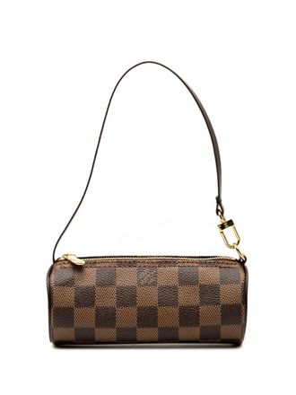 Louis Vuitton 1990-2020 Damier Ebene Papillon Pochette handbag - Braun