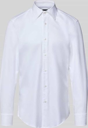HUGO BOSS Slim Fit Businesshemd aus reiner Baumwolle Modell H-HANK-K